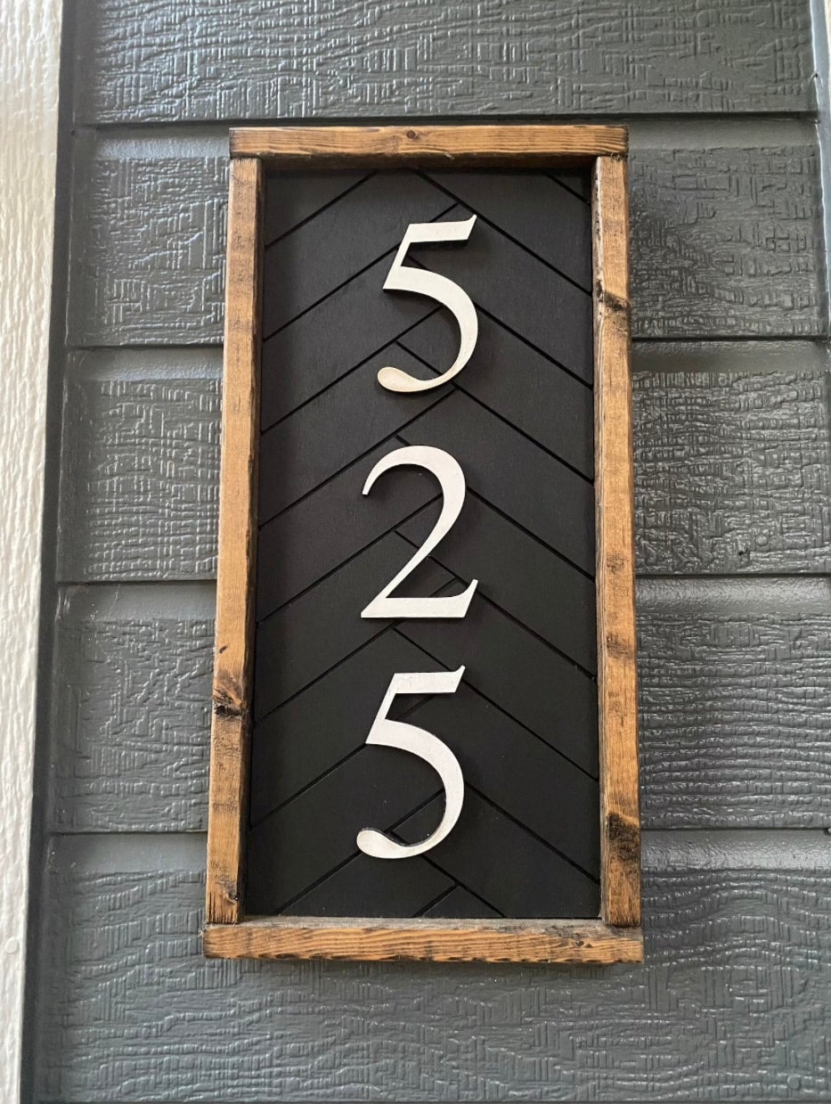 Address sign make and take workshop | TJ Restyled